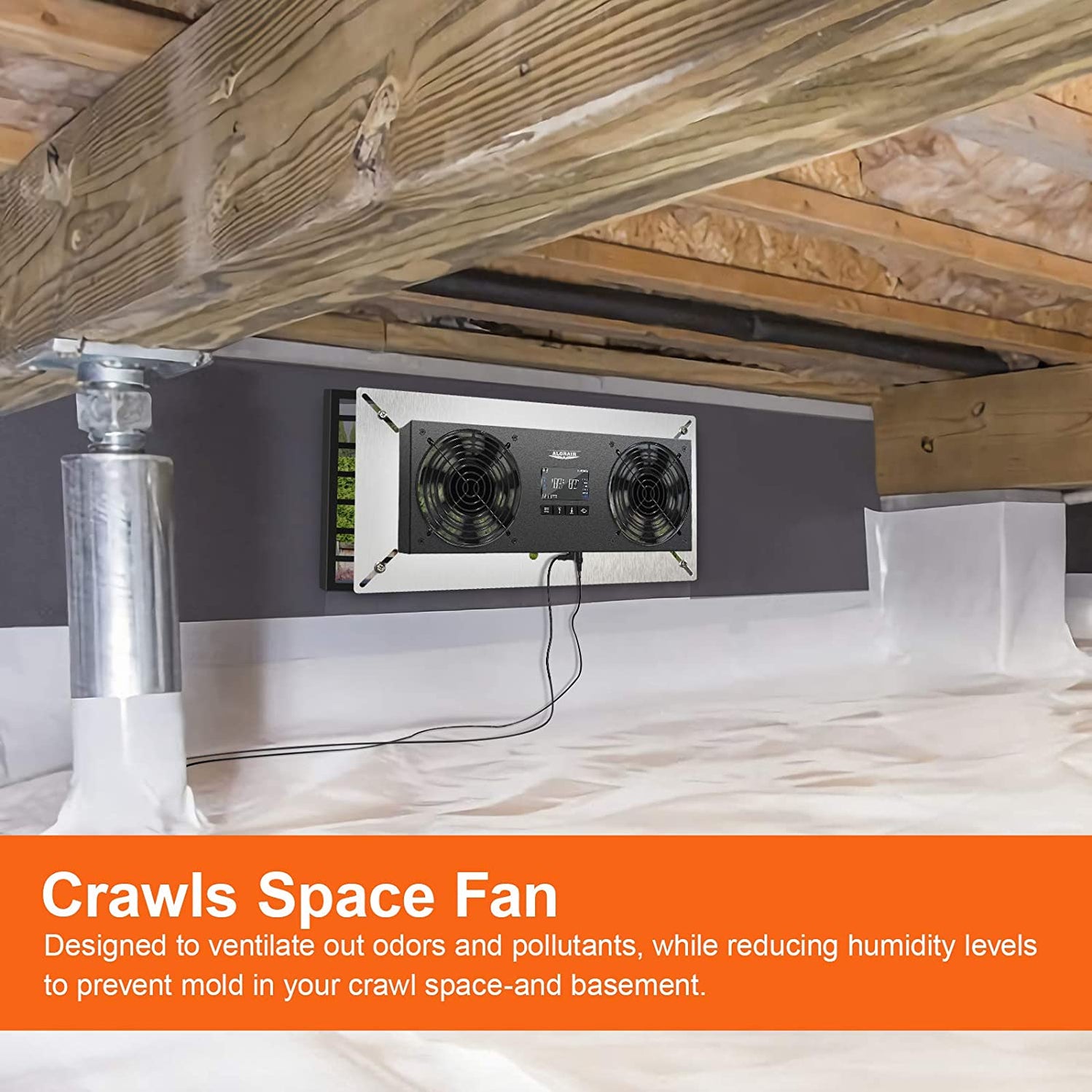 ALORAIR Crawl space Basement Ventilator Fan-Humidity Controller — Ace ...