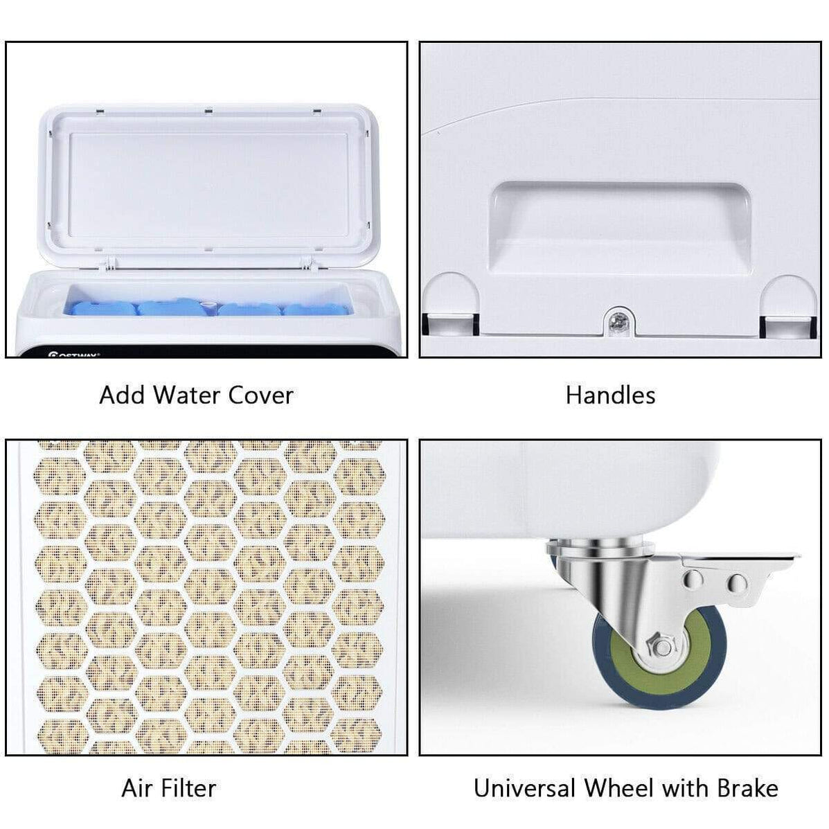 Portable Air Humidifier with Cool and Warm Air with Remote Control ...